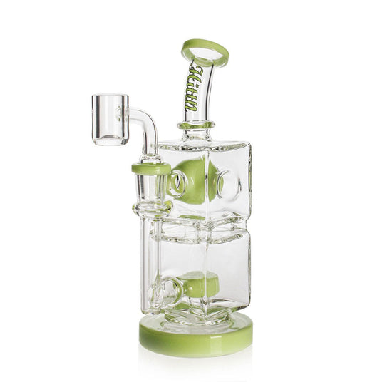 Hittn Double Cube Chamber Showerhead Perc Dab Rig for Sale – CannaDevices